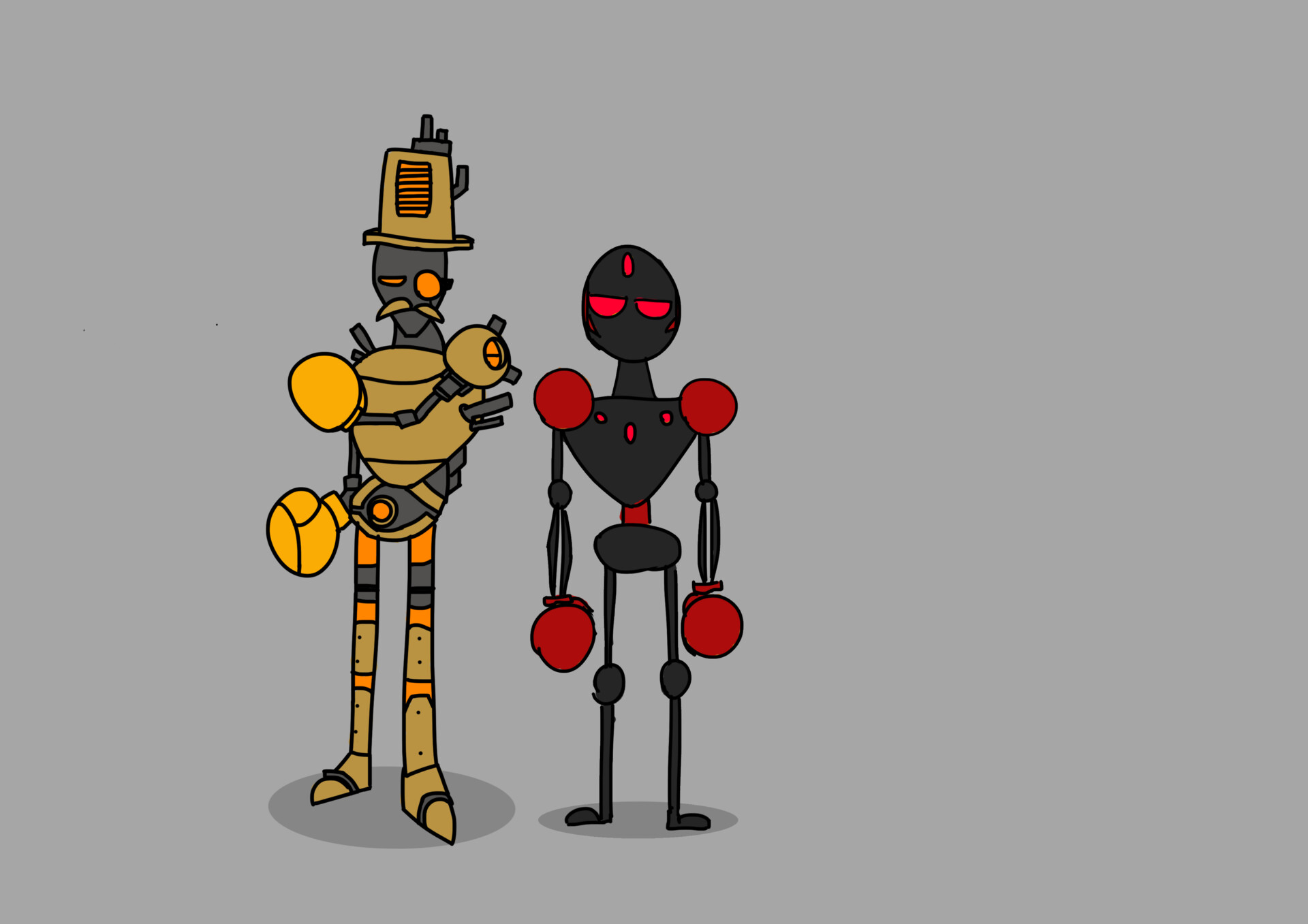 ArtStation - Zenith MK-1, The Robot Boxing Champion / S1r, Golden Age