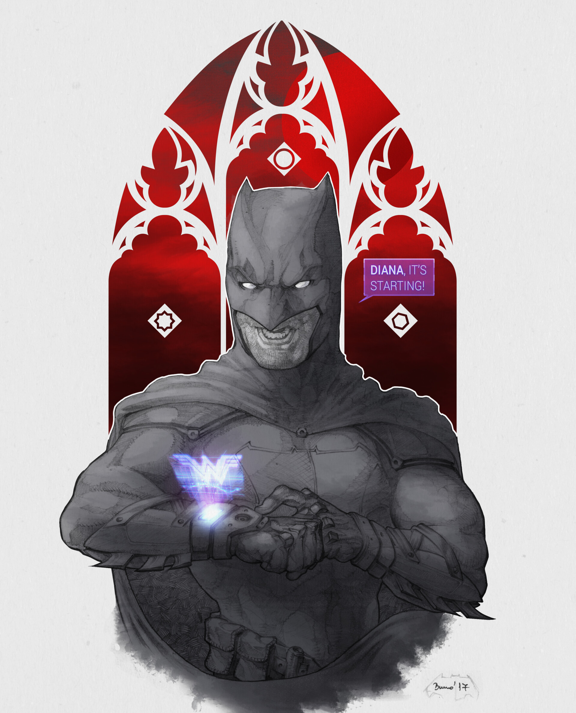 ArtStation - BATMAN - Calling Diana