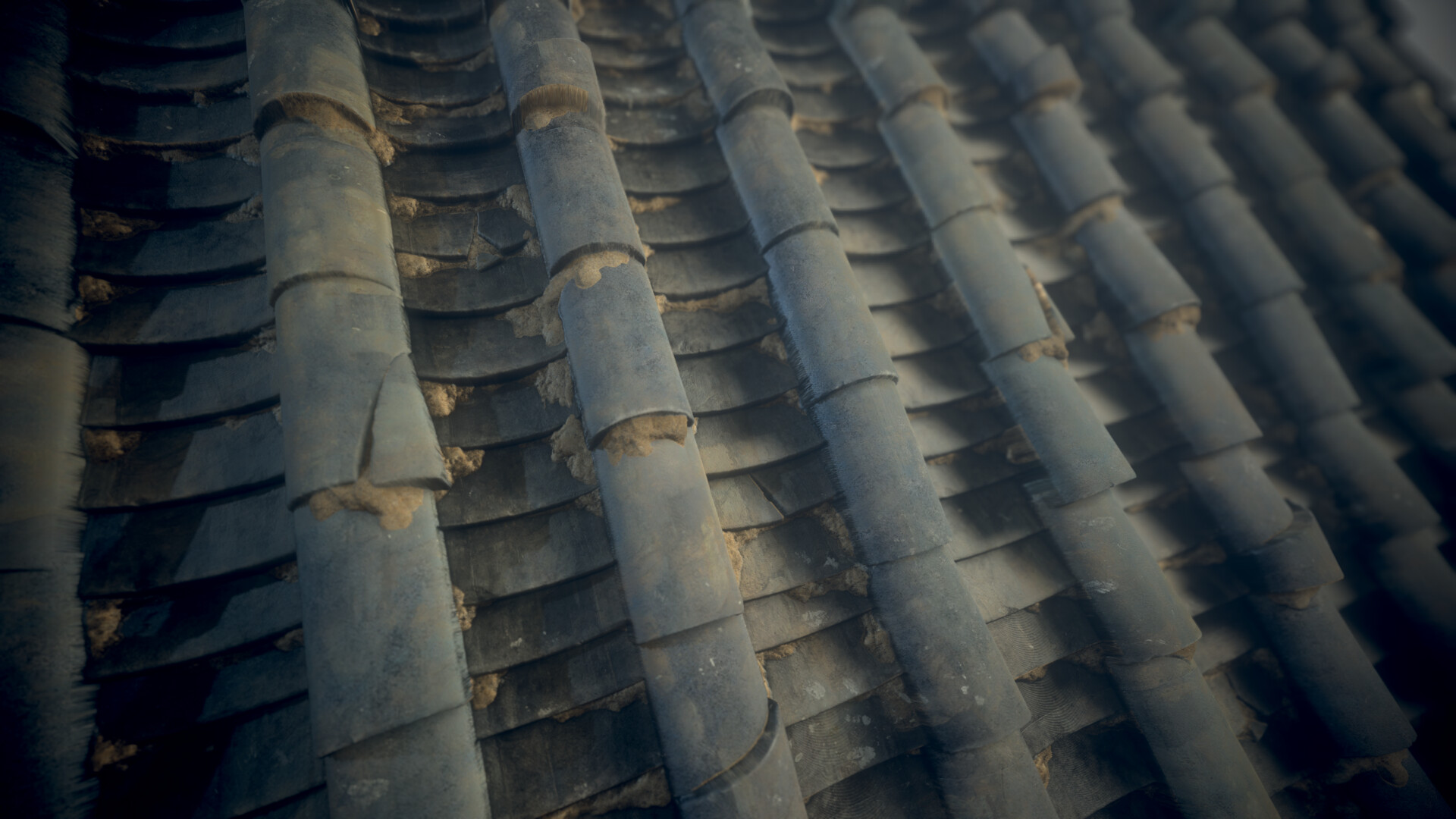 ArtStation - Korean Roof Tile