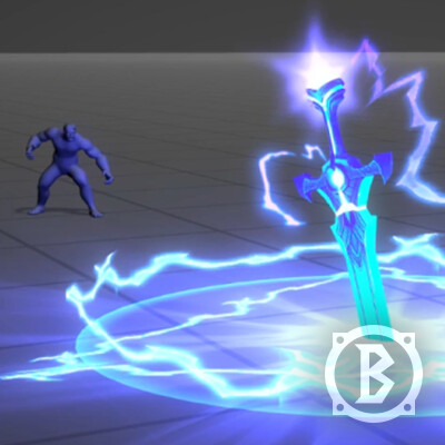 François Cardin - Bloodcraft - FX - Thunder Glaive