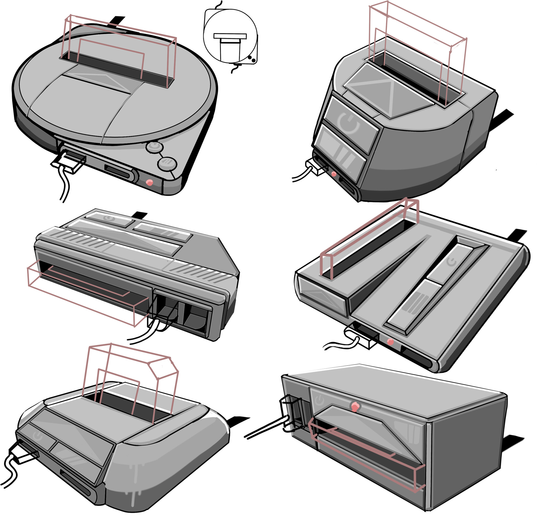 ArtStation - Retro Console Concepts