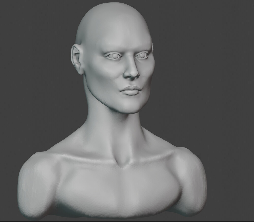 ArtStation - Female face sketch