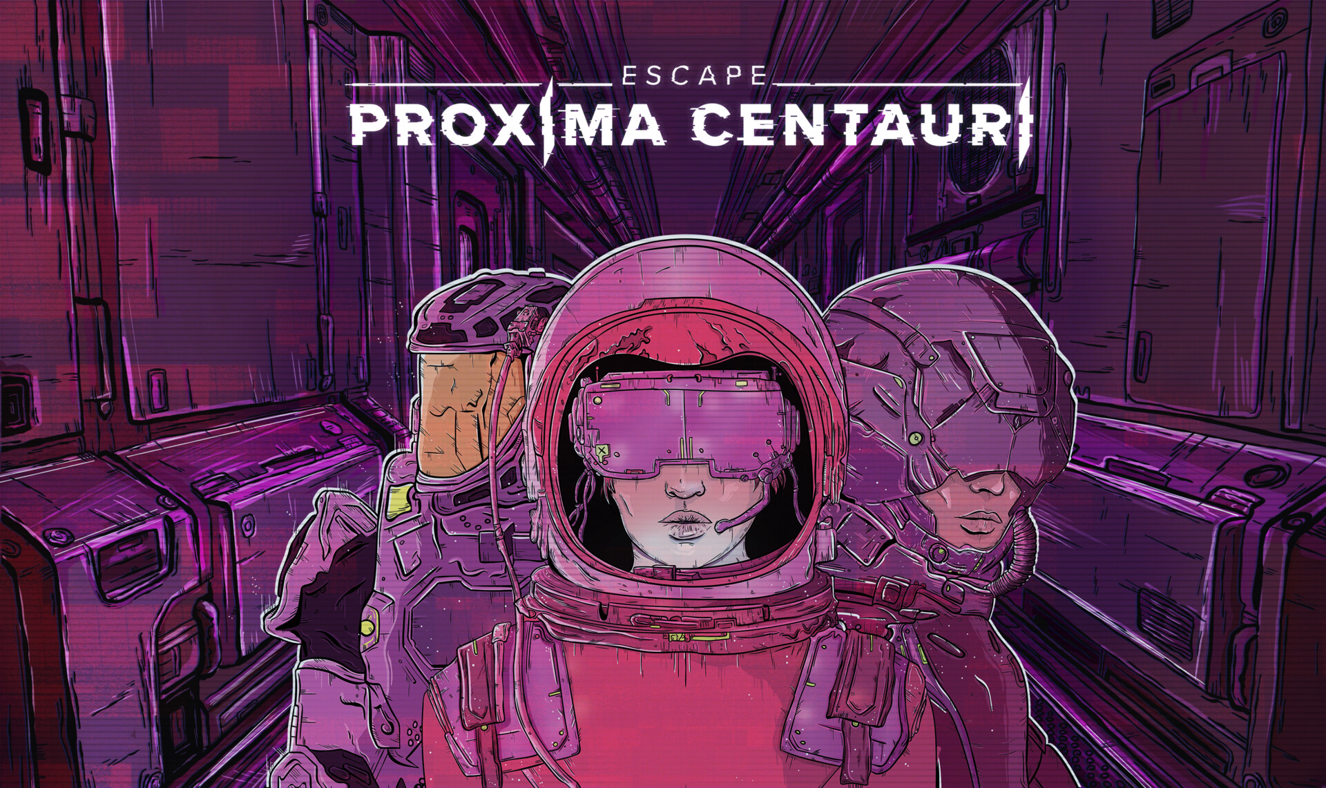 ArtStation - ESCAPE PROXIMA CENTAURI - BOOKS & ILLUSTRATION