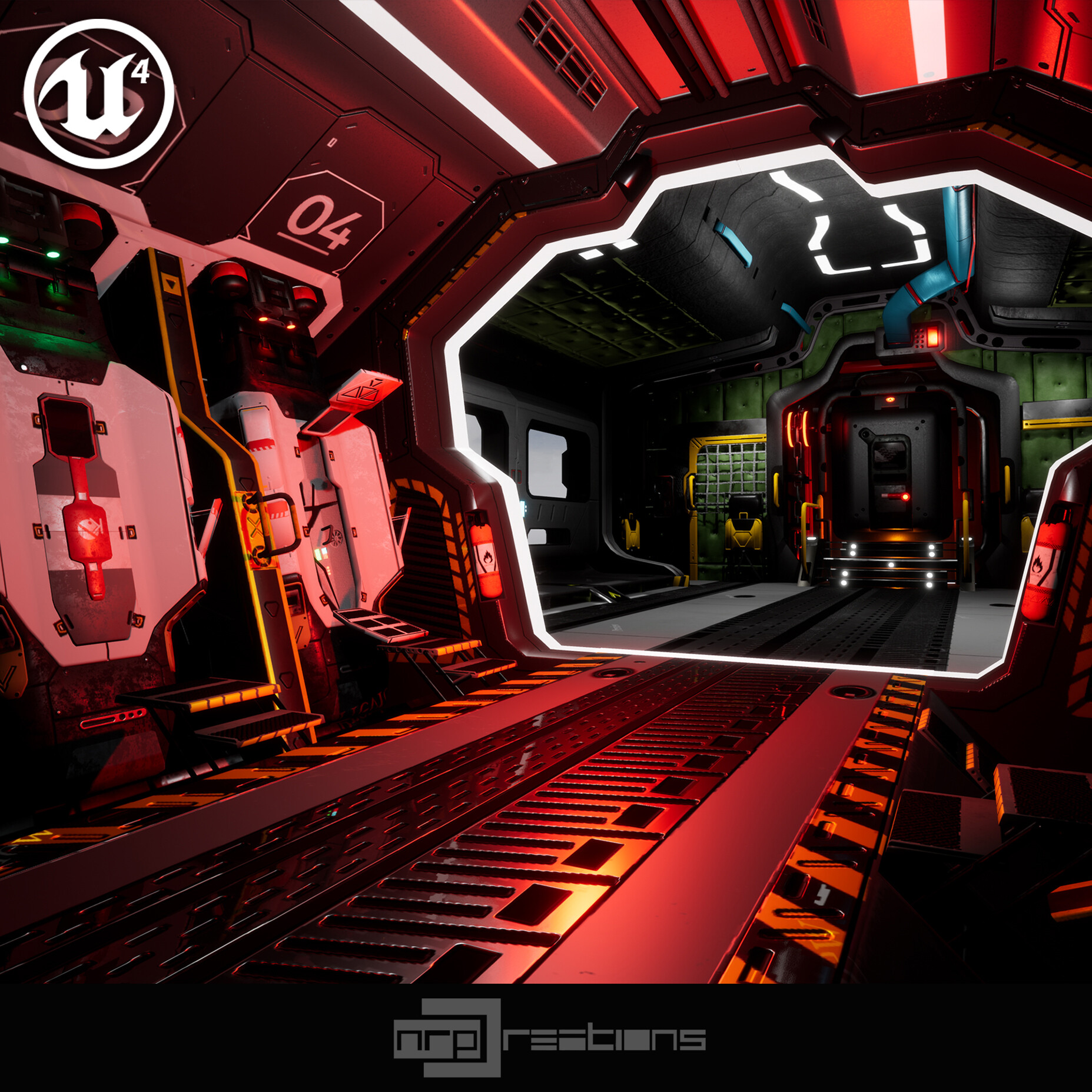 ArtStation - Sci-fi Spaceship Interior (Titanfall 2)