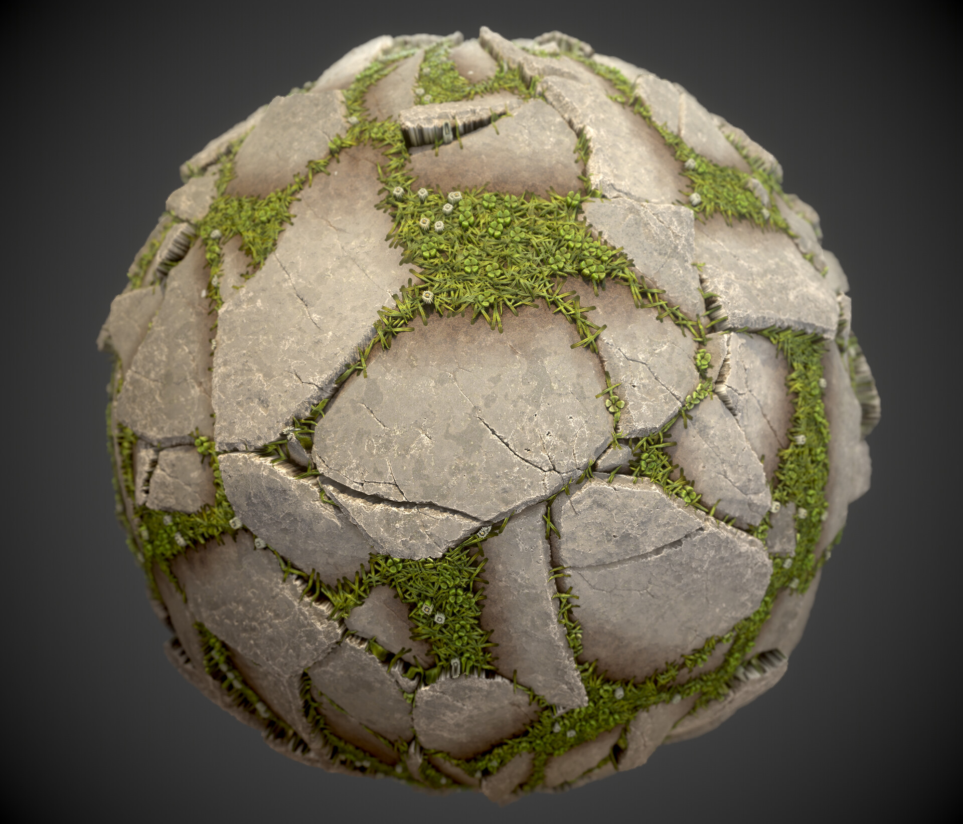 ArtStation - Grassy Rocks Substance