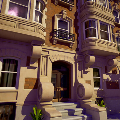 ArtStation - Stylized City Environment W.I.P.