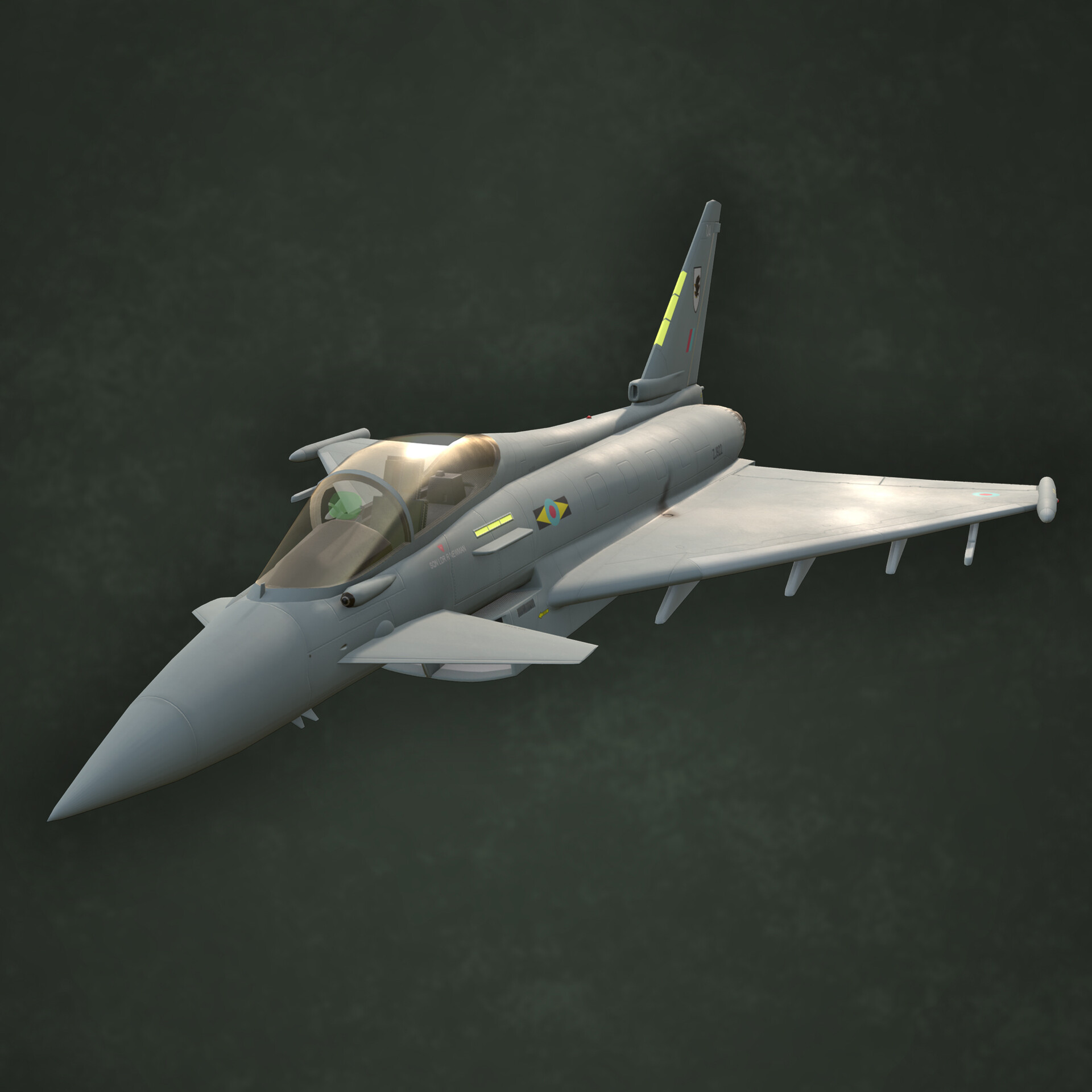 ArtStation - Eurofighter Typhoon Game Prop