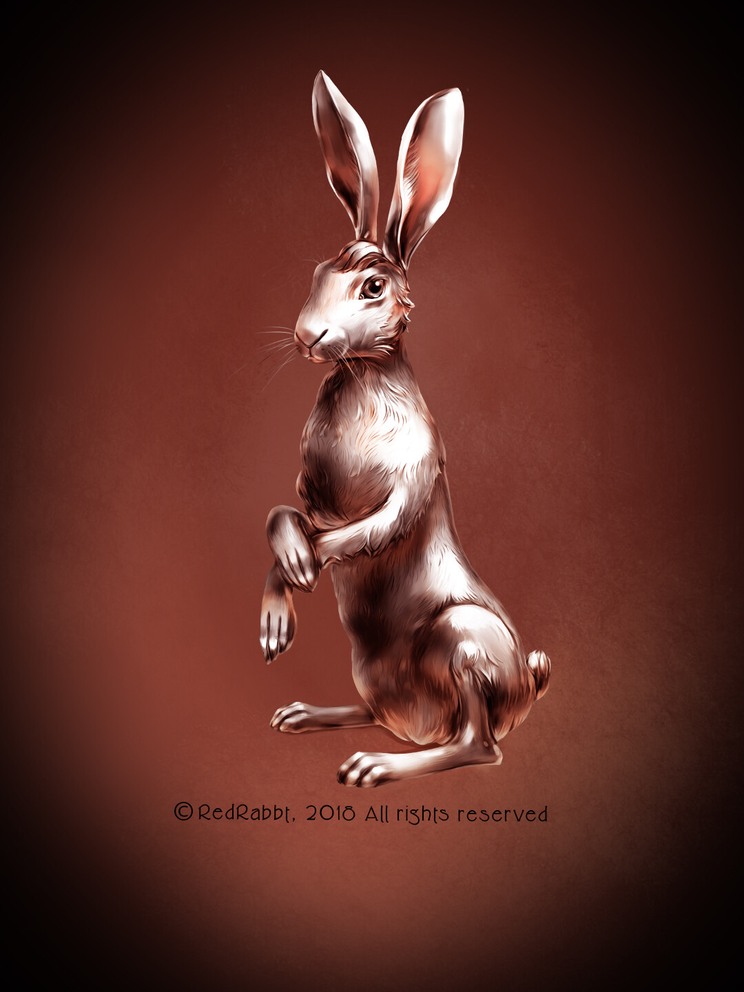 ArtStation - Gold Rabbit illustration