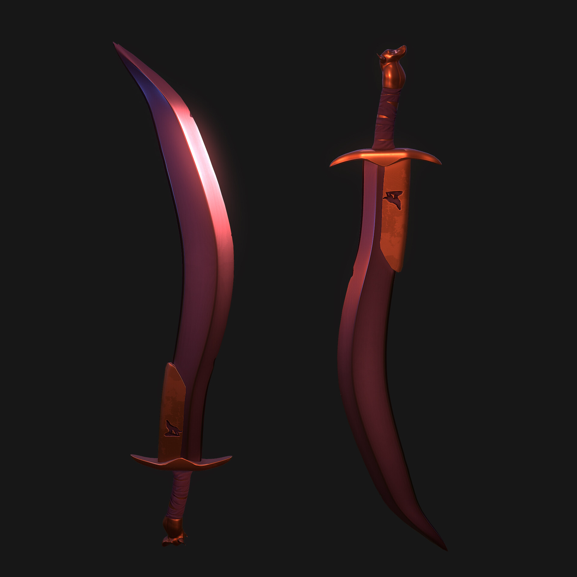 ArtStation - Stylized Scimitar