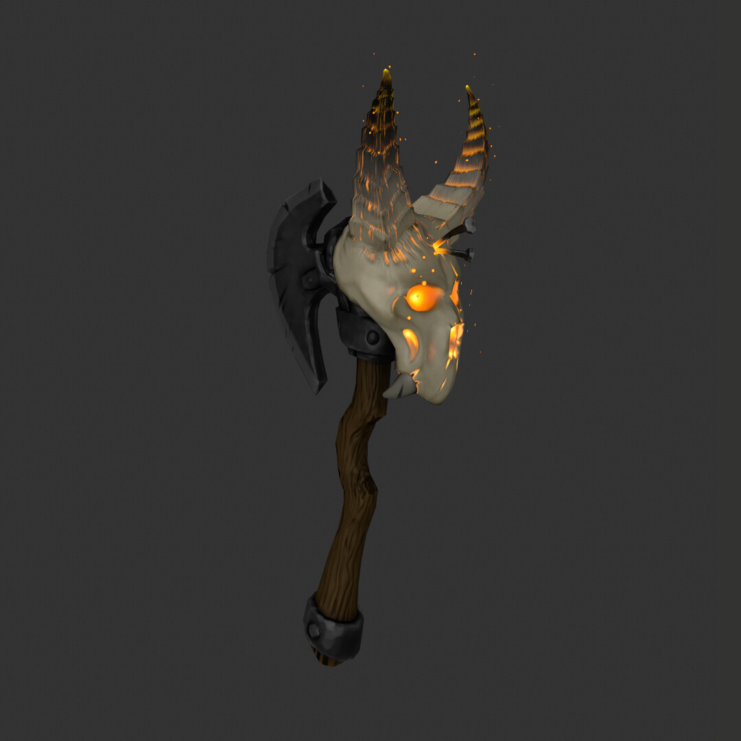 ArtStation - Skull Axe