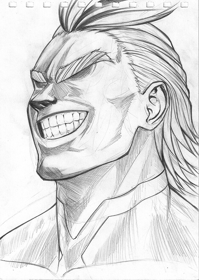 ArtStation - All Might - Boku no Hero Academia