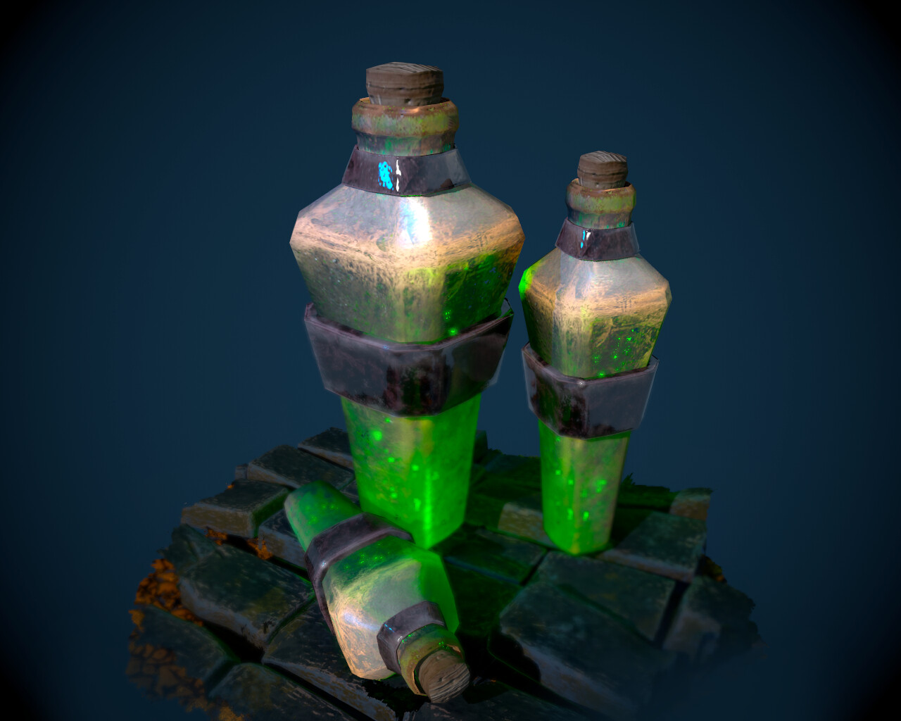 ArtStation - Potion Bottle