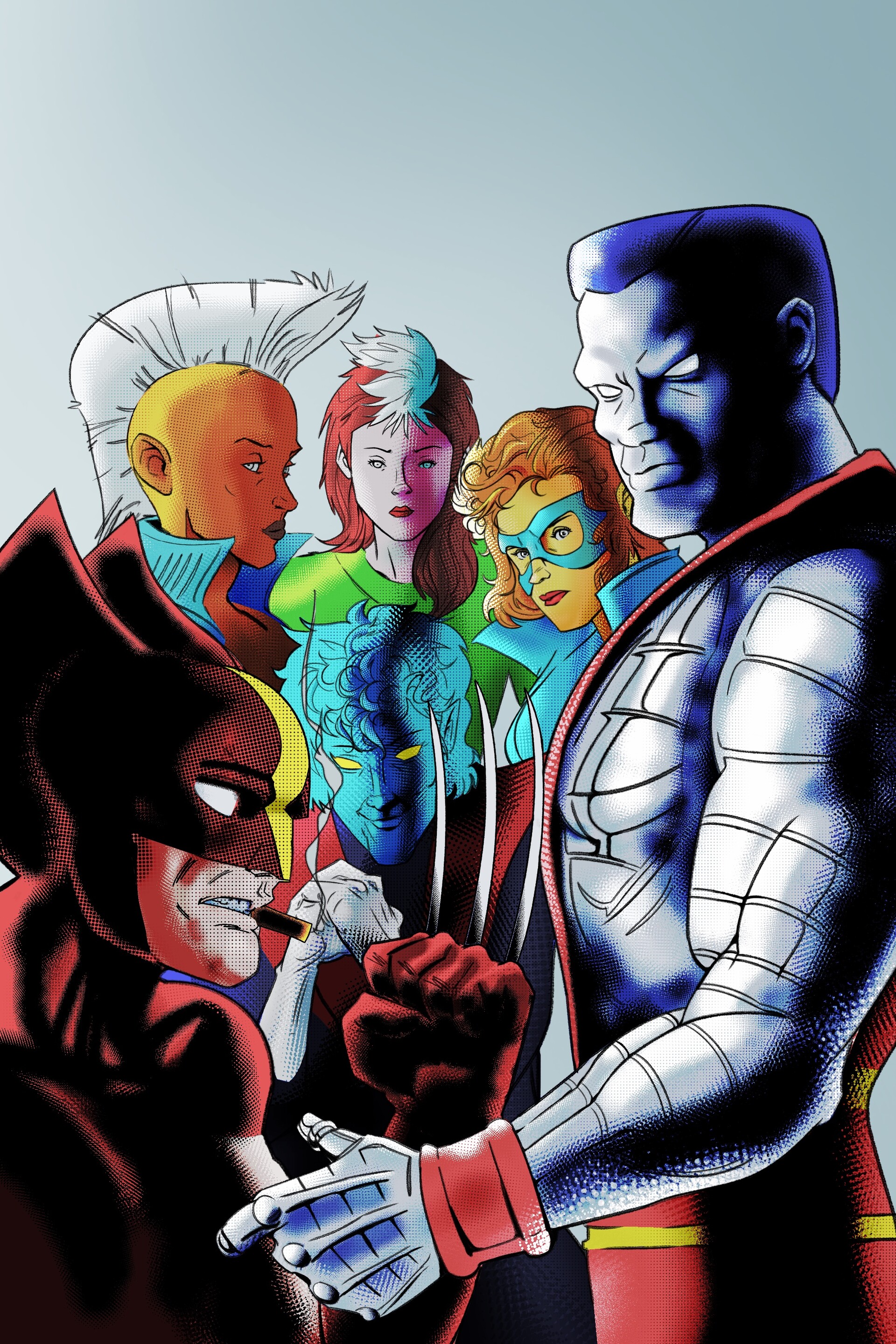 ArtStation - Uncanny X-Men # 210 Cover Recreation