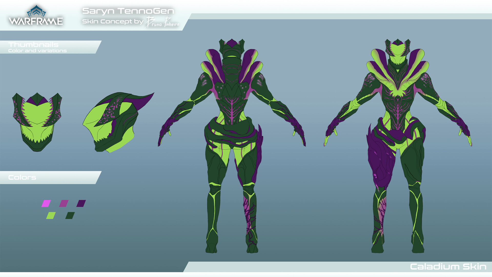 ArtStation - Warframe -- Saryn TennoGen Project Caladium