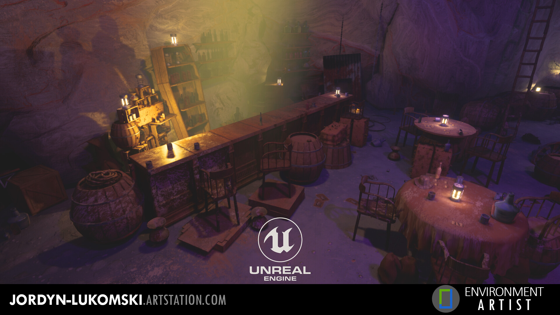 ArtStation - Cave Bandit Bar