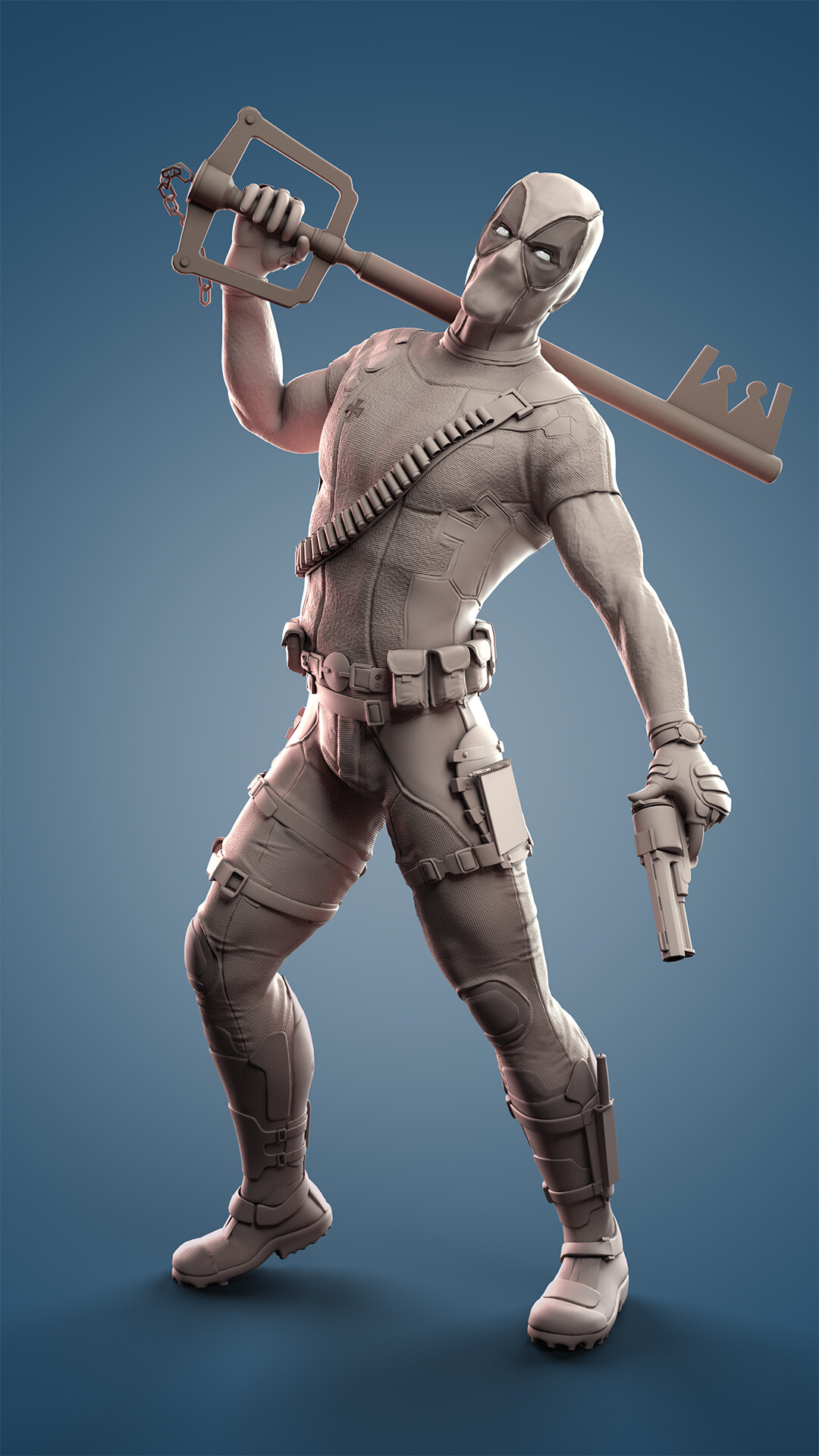 ArtStation - Deadpool crossover 3D