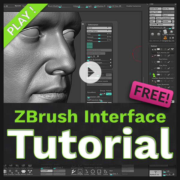 ArtStation - ZBrush User Interface Tutorial
