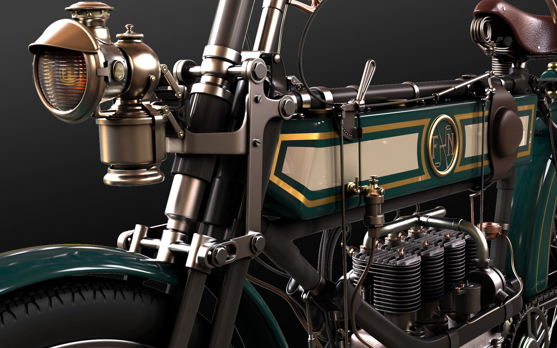 ArtStation - 1910 FN Bike