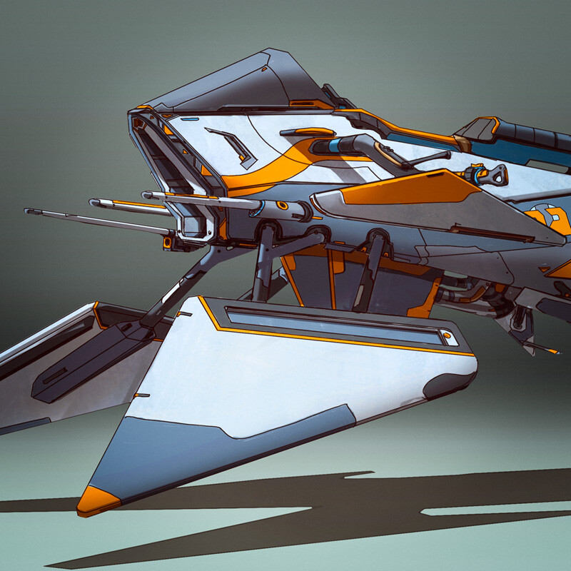 Wojtek Fus - Concept Designer - Hoverbike Sketches