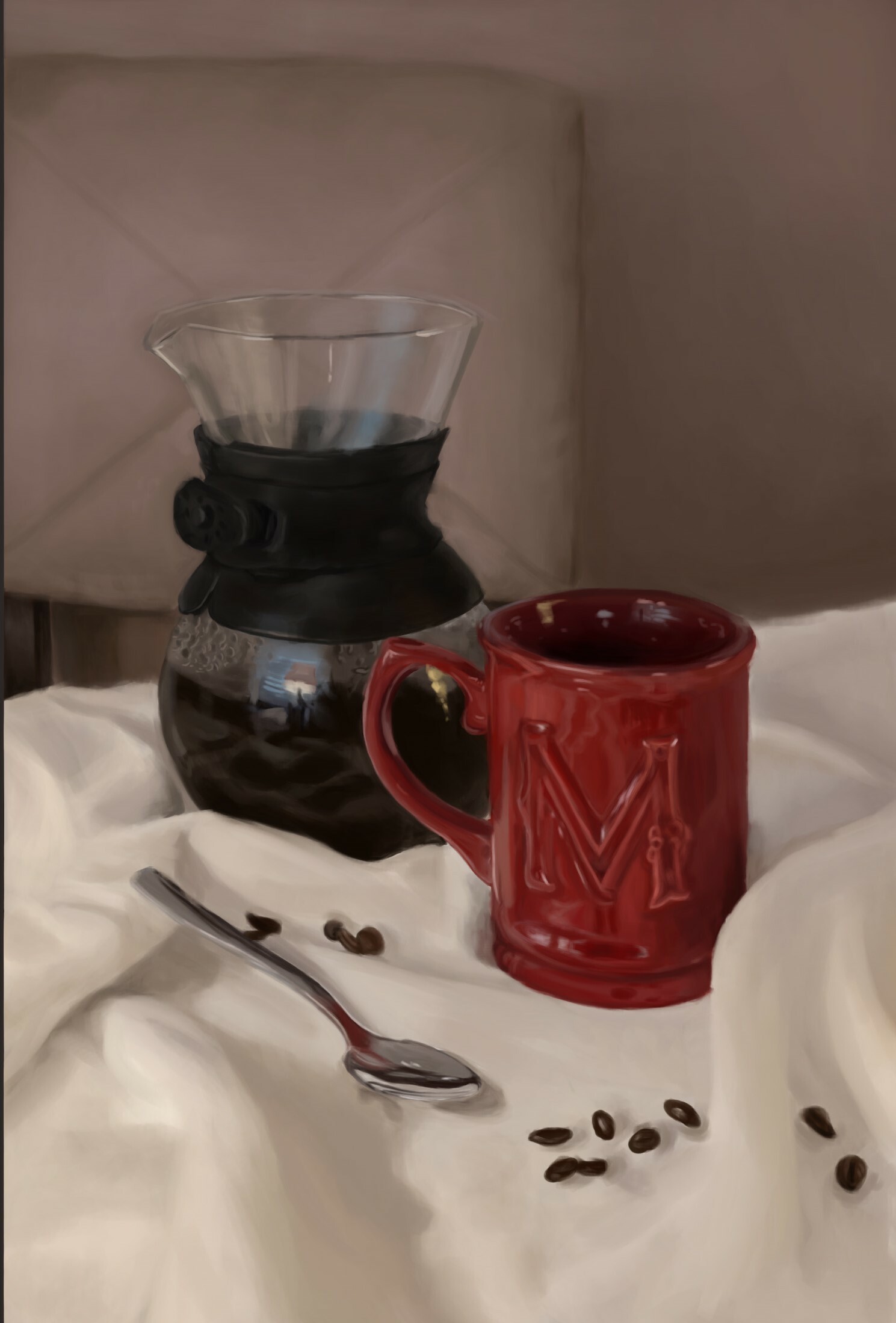 ArtStation - Coffee Still Life