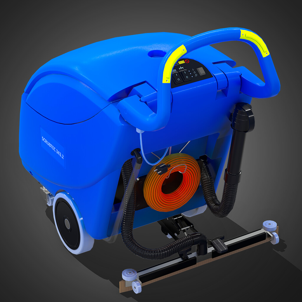 ArtStation - Realistic 3D Cleaning machine. AR/VR appropriate