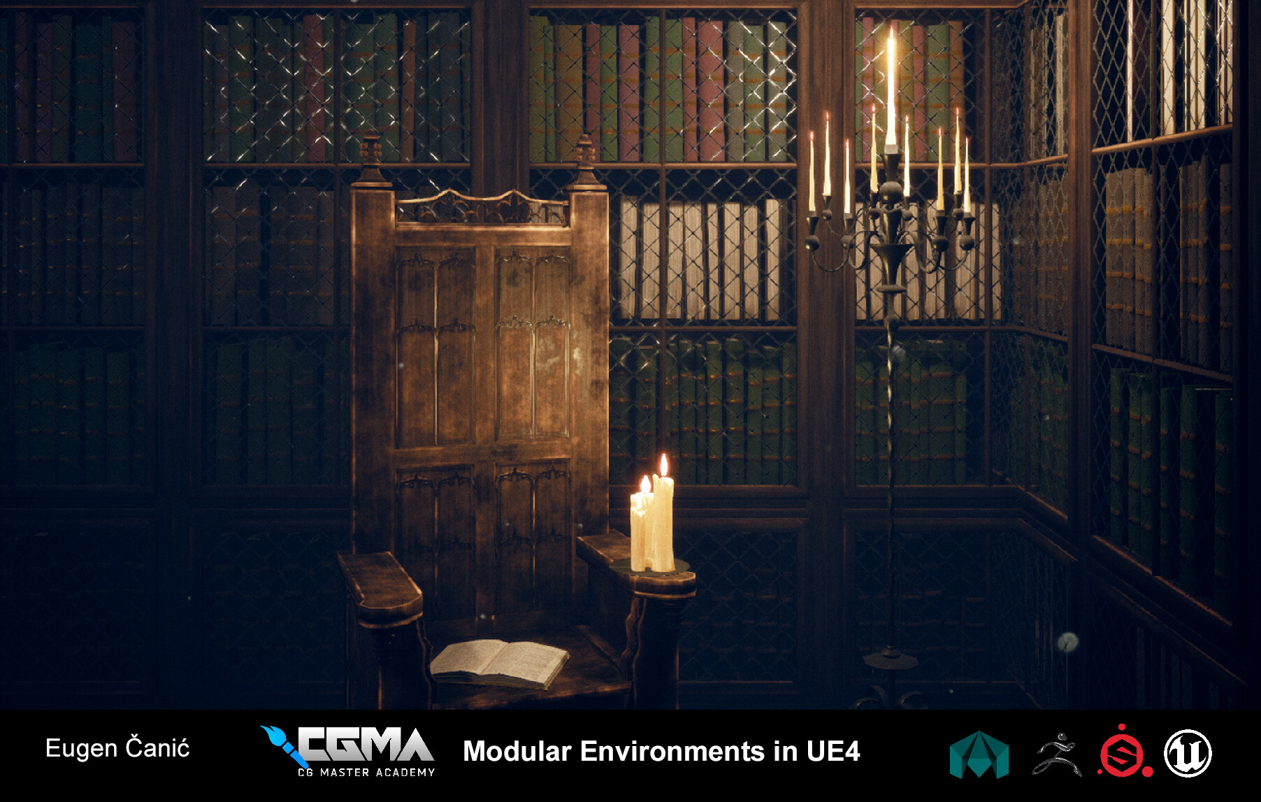 ArtStation - Gothic Library