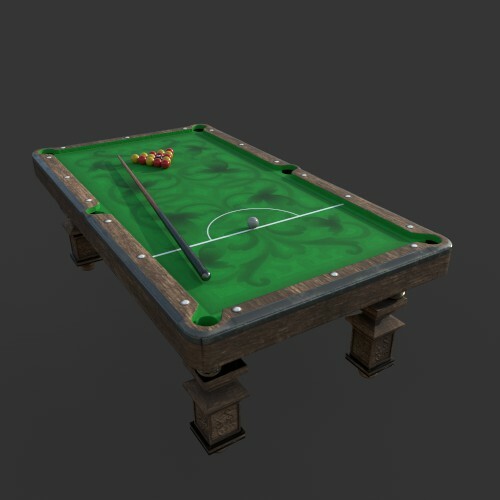 ArtStation - Pool table