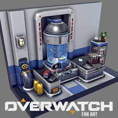 ArtStation - Overwatch - Workspace (Fan Art)
