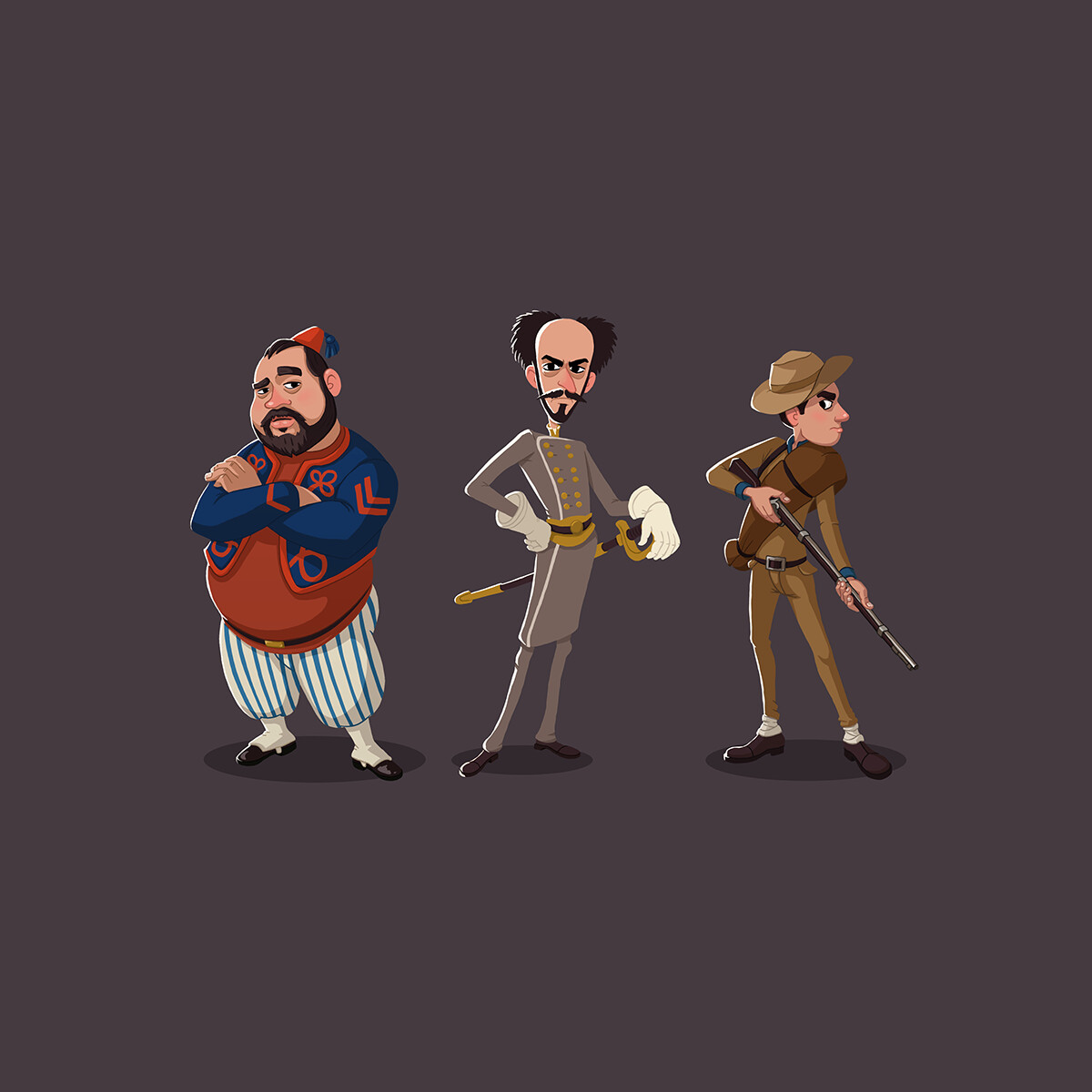 ArtStation - American Civil War characters