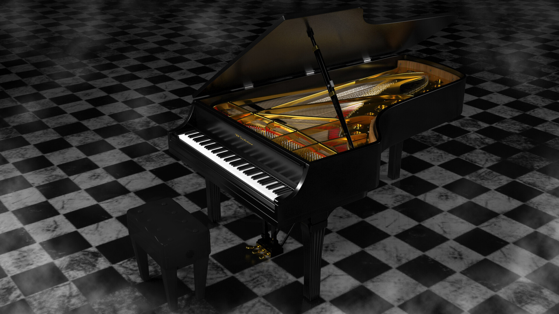 ArtStation - Piano Full Body Renders.