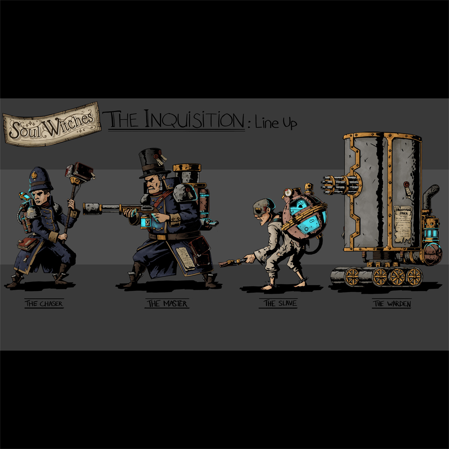 ArtStation - Souls Witches - Inquisition Character Design