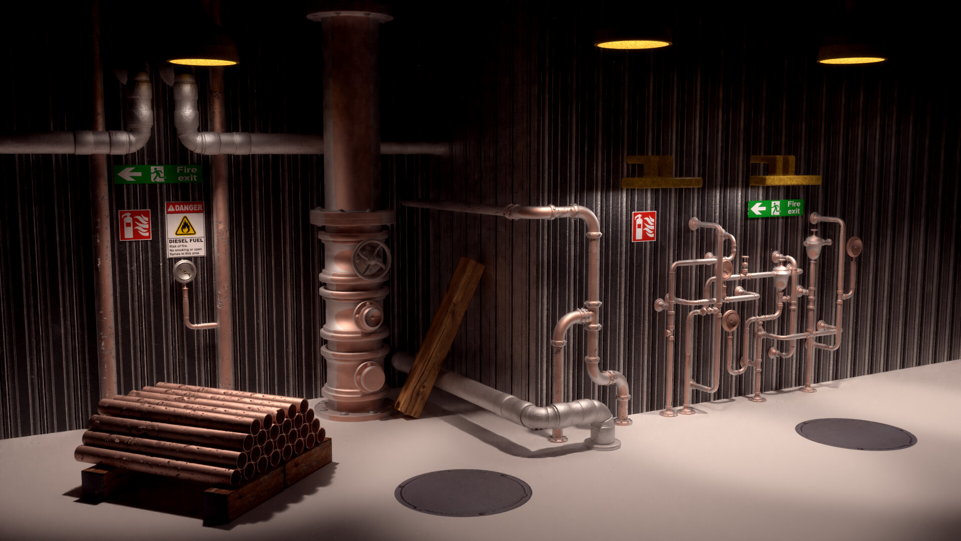 ArtStation - Cupper pipes
