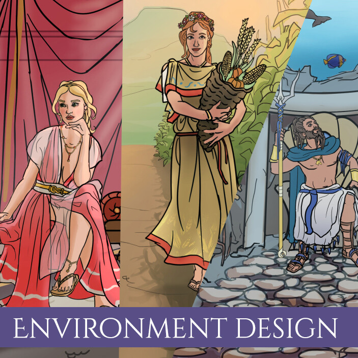 ArtStation - Greek Mythology environment design