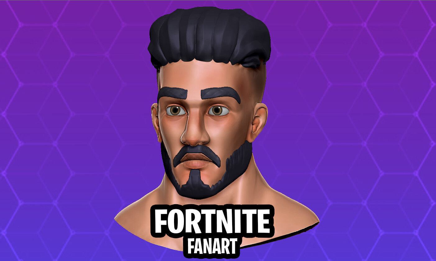 ArtStation - Fortnite FanArt Character Head