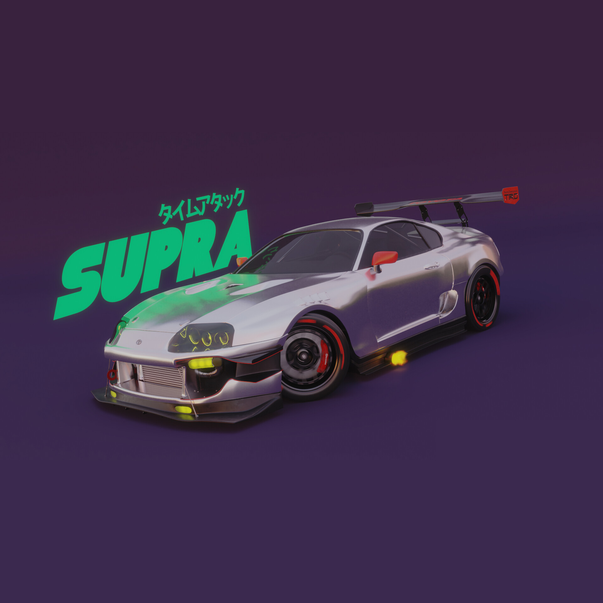 ArtStation - Time Attack A80 Supra