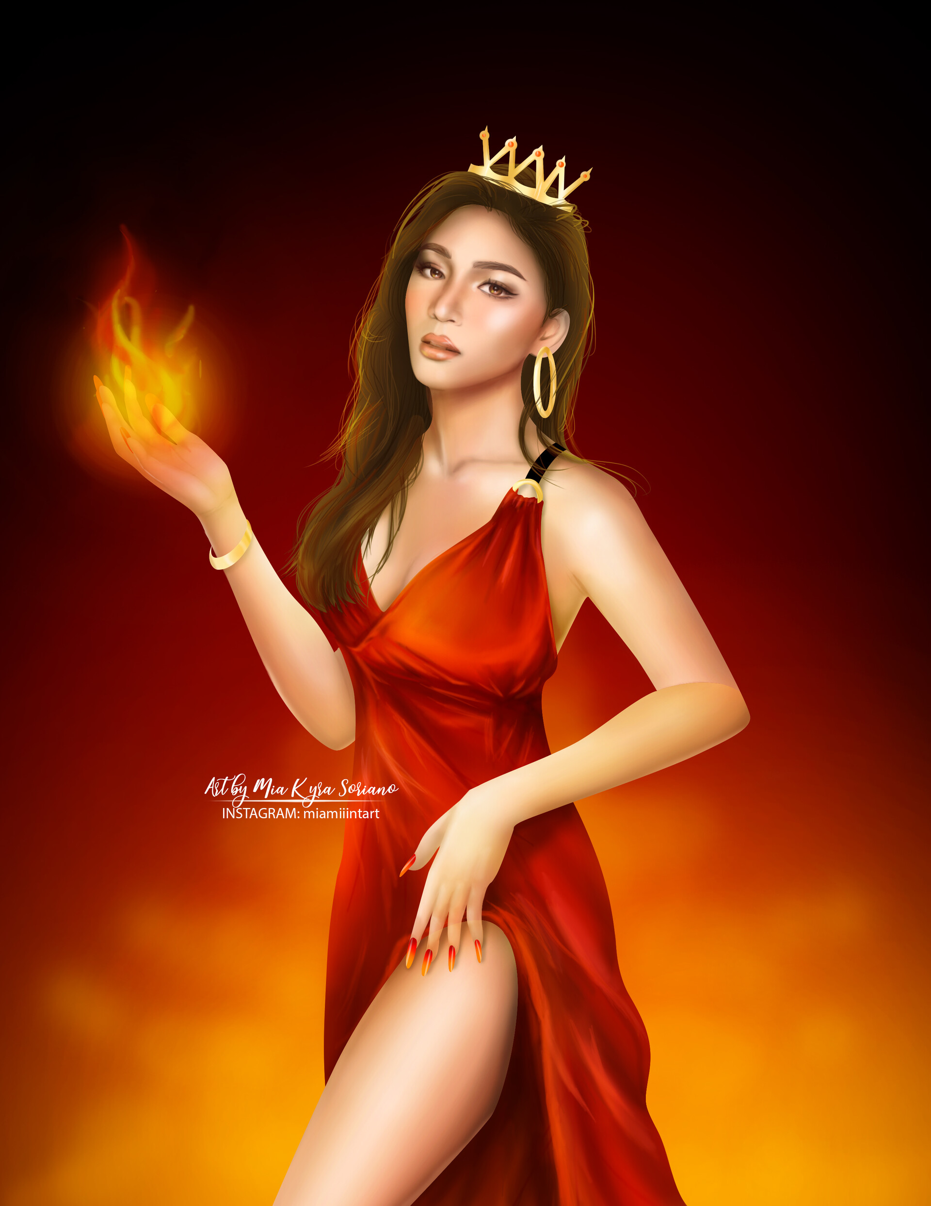 ArtStation - Infernal Empress, Nadine with Process Video