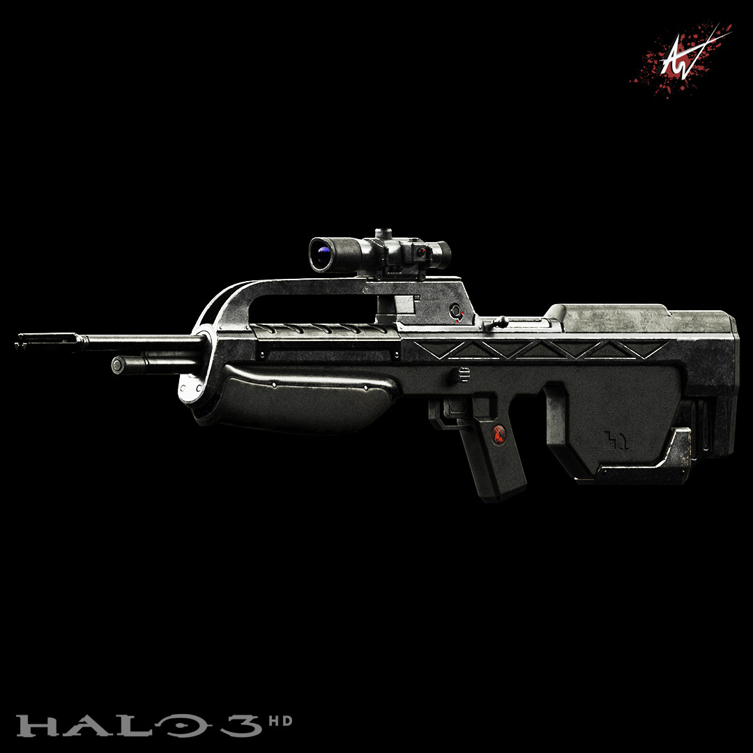 ArtStation - Halo 3 BR55HB (HD)