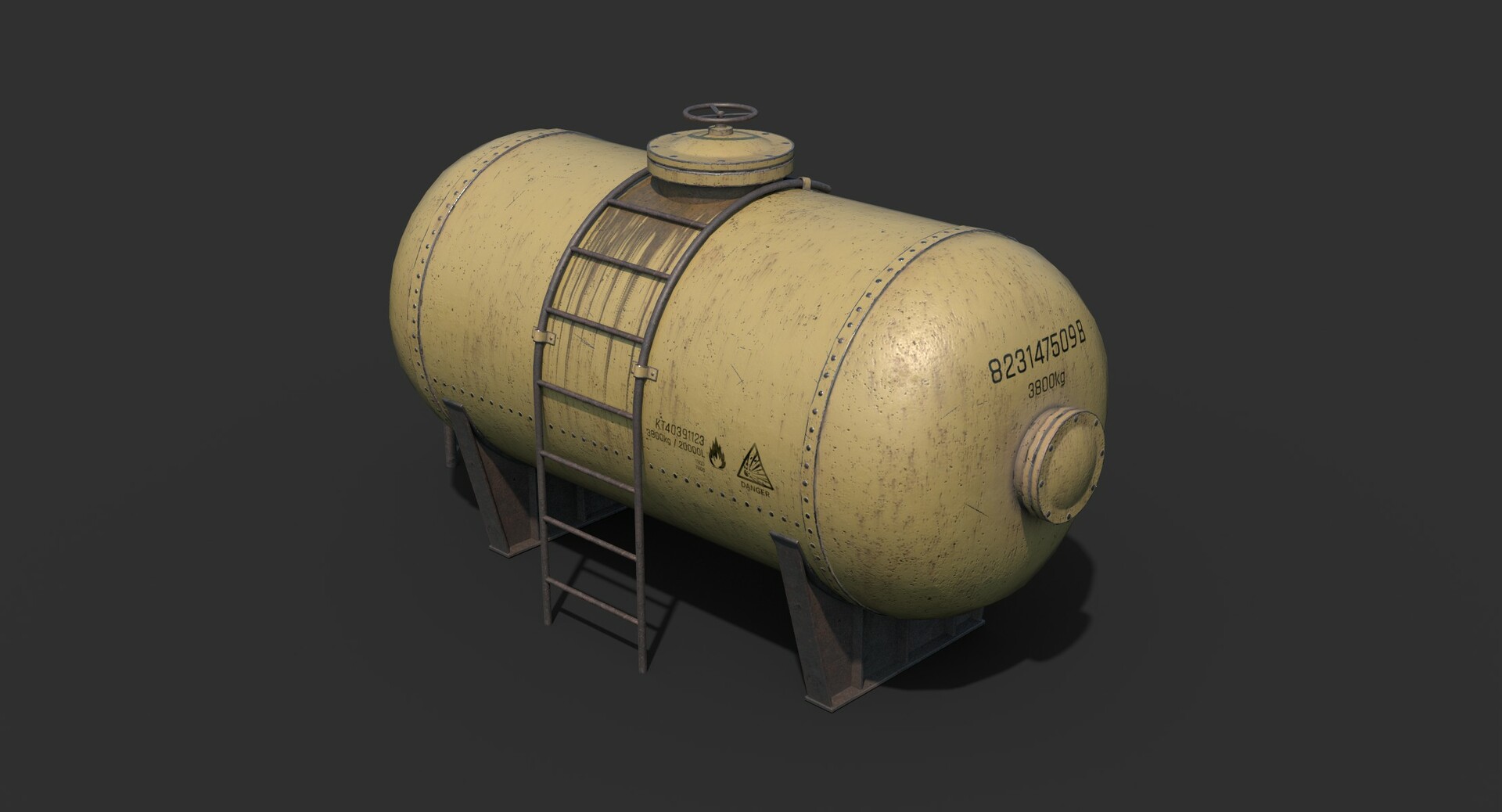 ArtStation - Oil Tank Container Low Poly