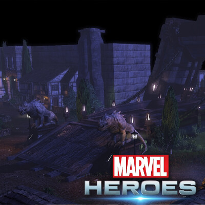 ArtStation - Marvel Heroes - Latveria Drawbridge