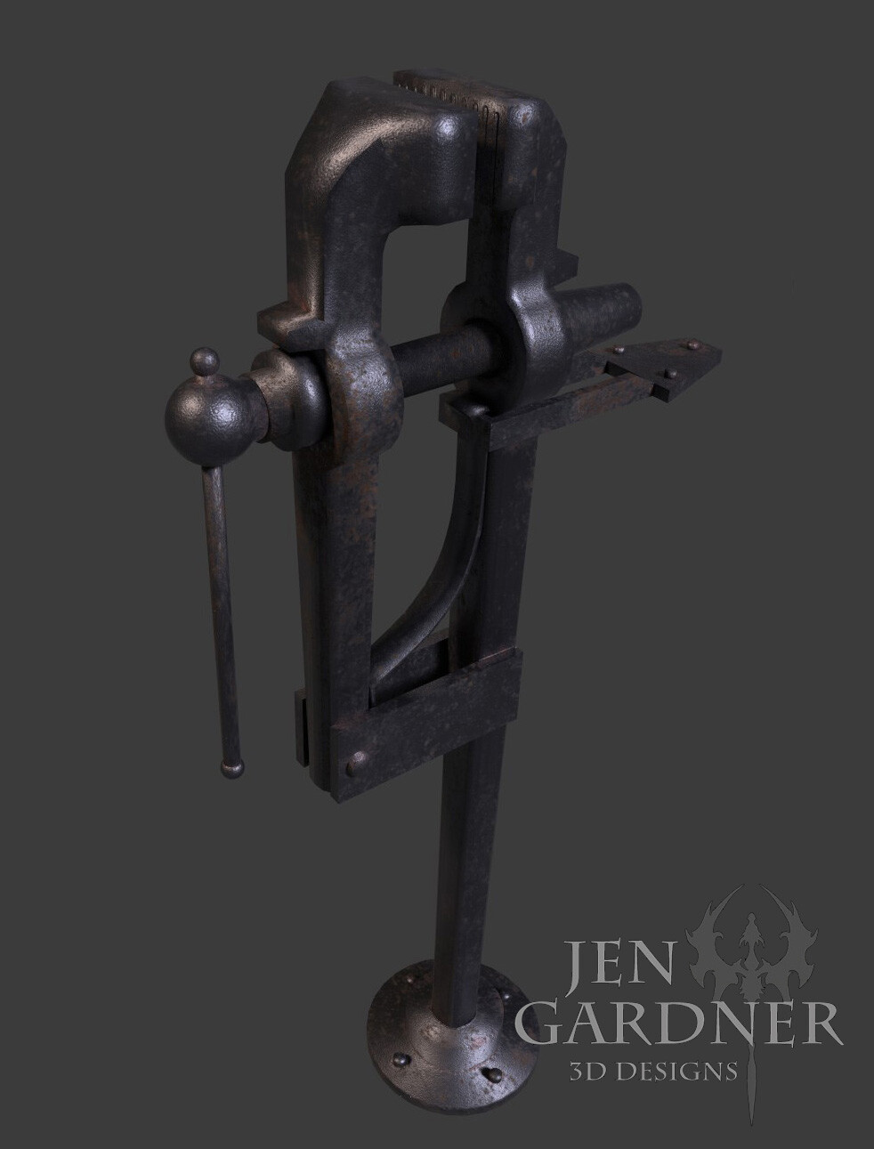 ArtStation - Leg Vice Hard Surface Asset