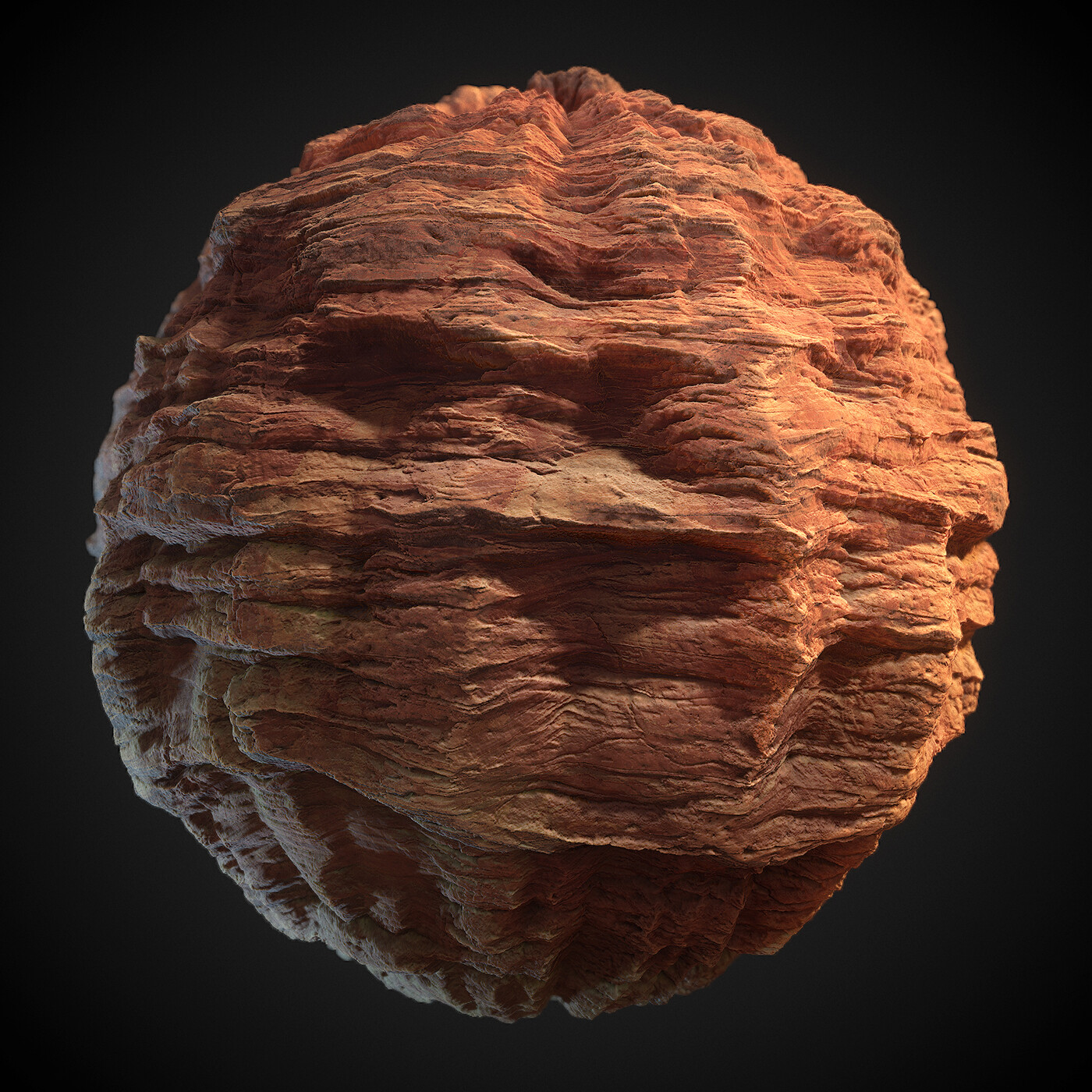 ArtStation - Substance designer_Sandstone rock