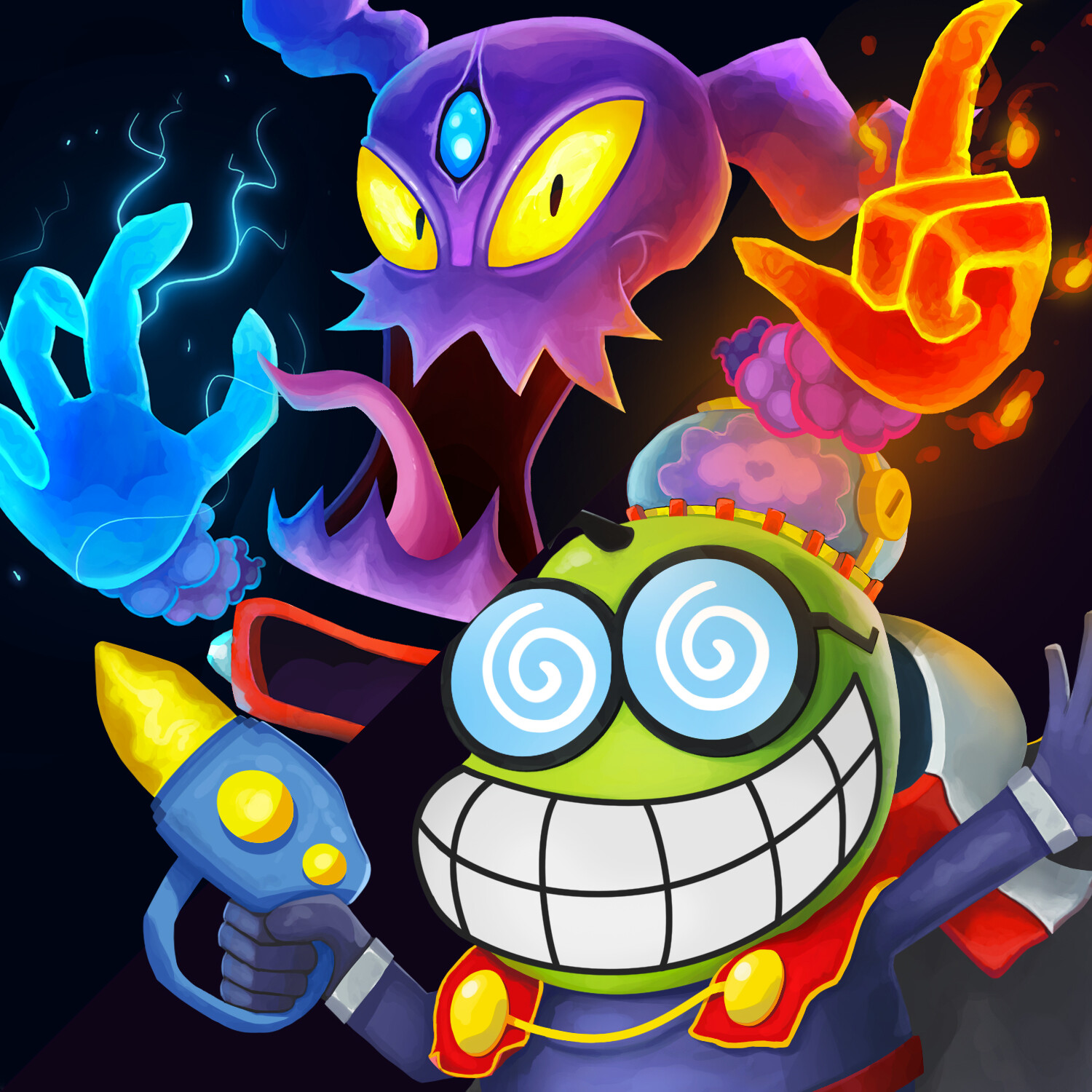 ArtStation - Fawful & Cackletta - Detailed Smash Concept