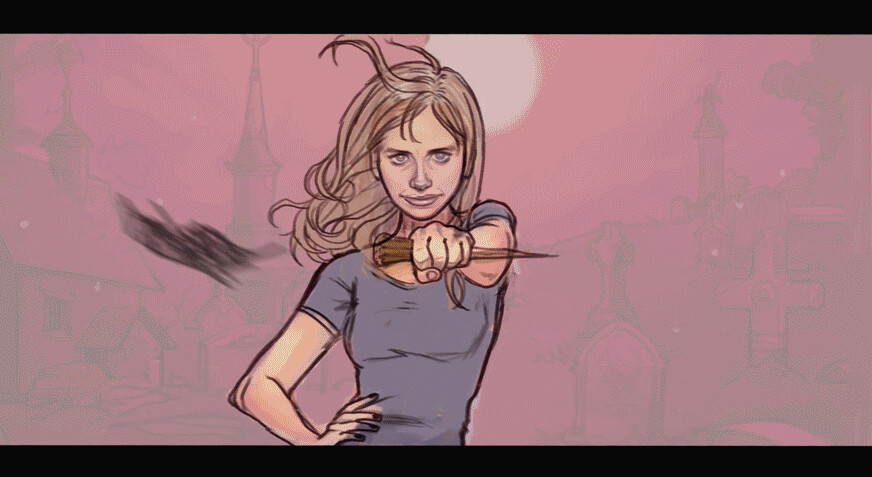 ArtStation - BTVS intro WIP