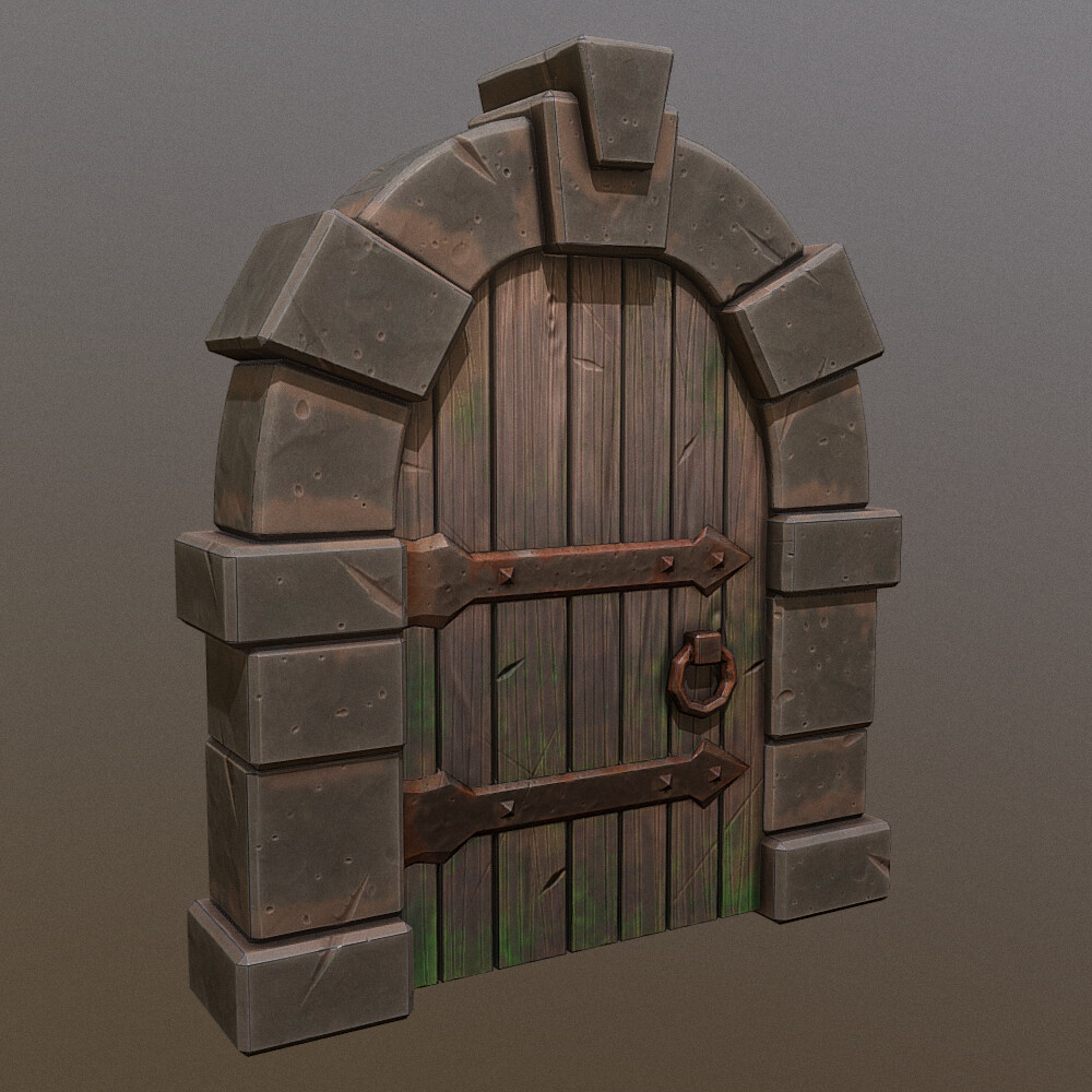 ArtStation - Stylized Medieval Fantasy Door