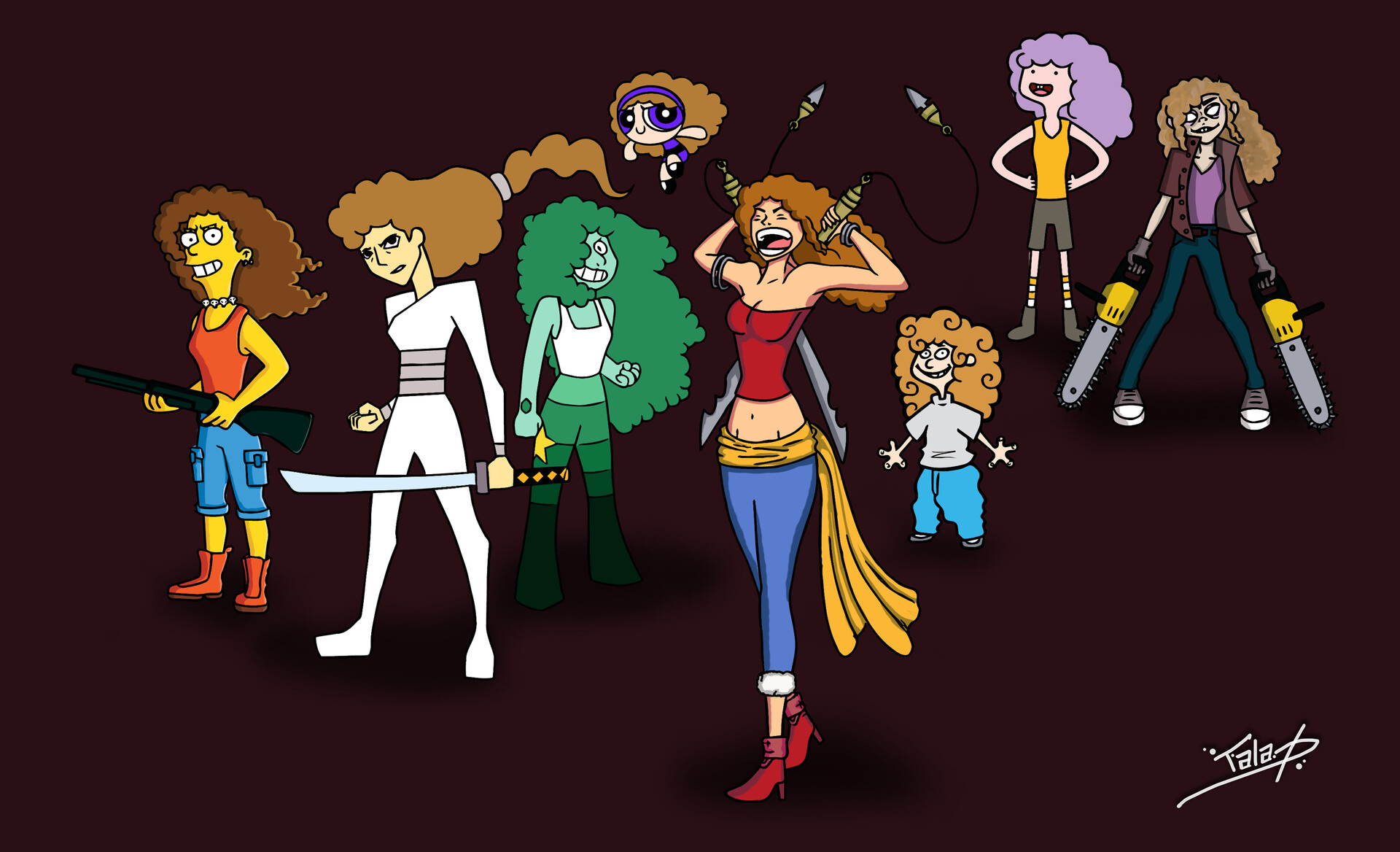 ArtStation - Draw Yourself in Different Cartoon Styles