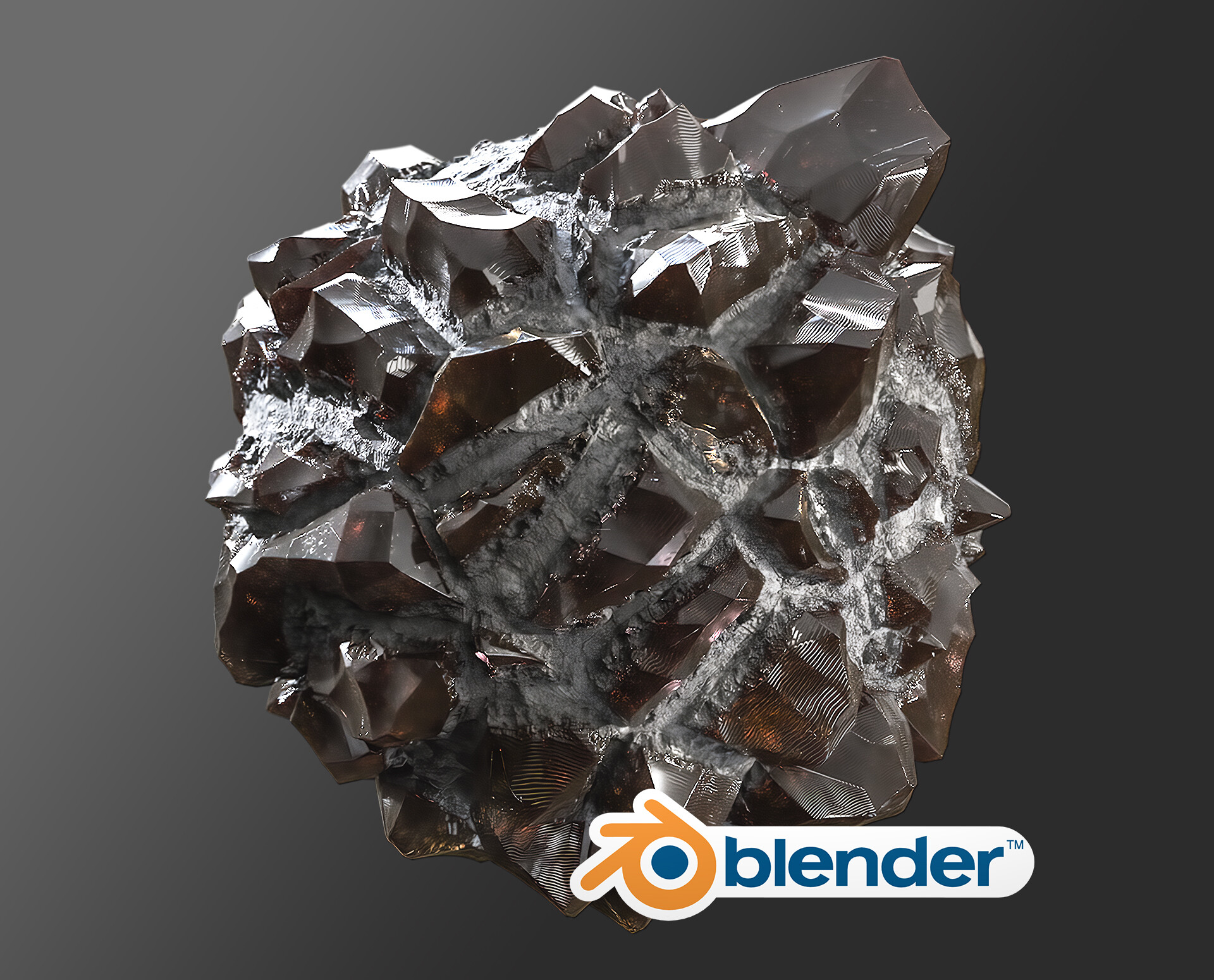 ArtStation - Procedural Obsidian/Crystal Material [Free Download]