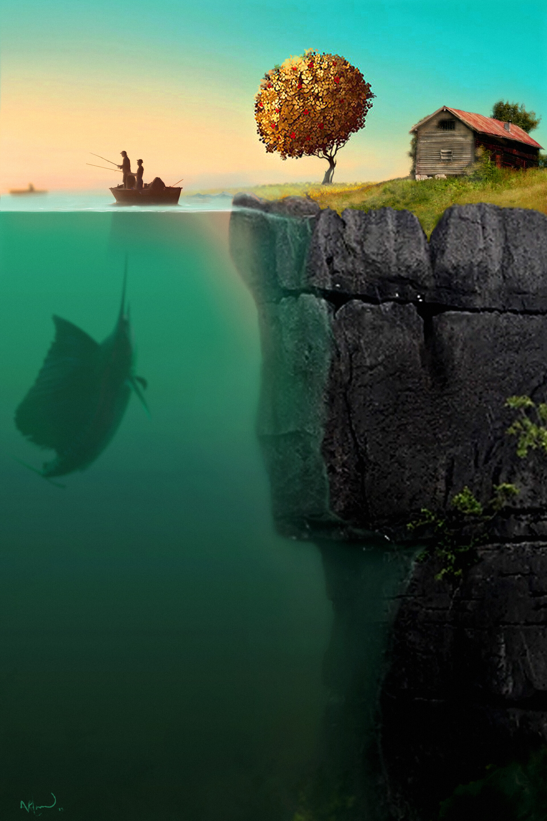 ArtStation - Sublime (silence 10) matte painting