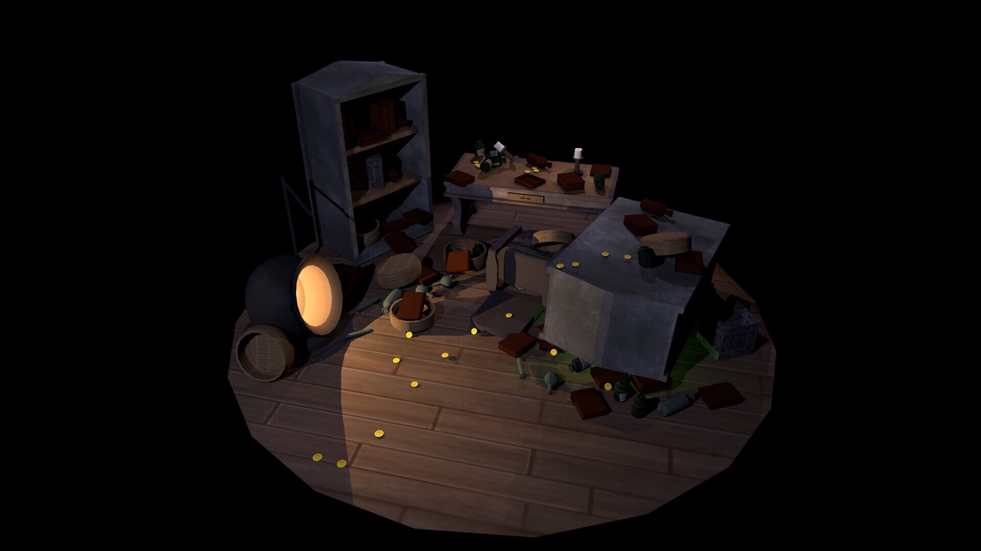 ArtStation - Alchemy room indoor theme