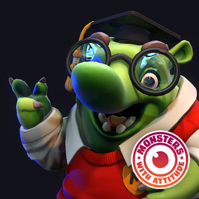 ArtStation - Monsters with Attitude: Nerd