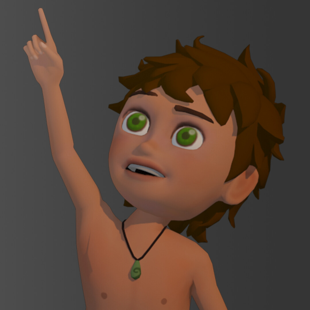 ArtStation - Journeys of Manu Character Model and Animations